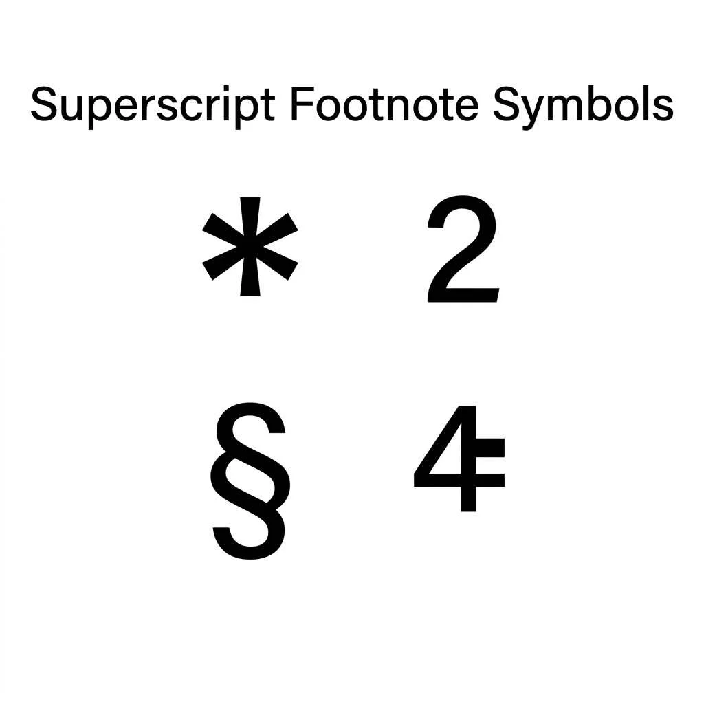 49+ Best Footnote Symbols You Must Know for Perfect Writing